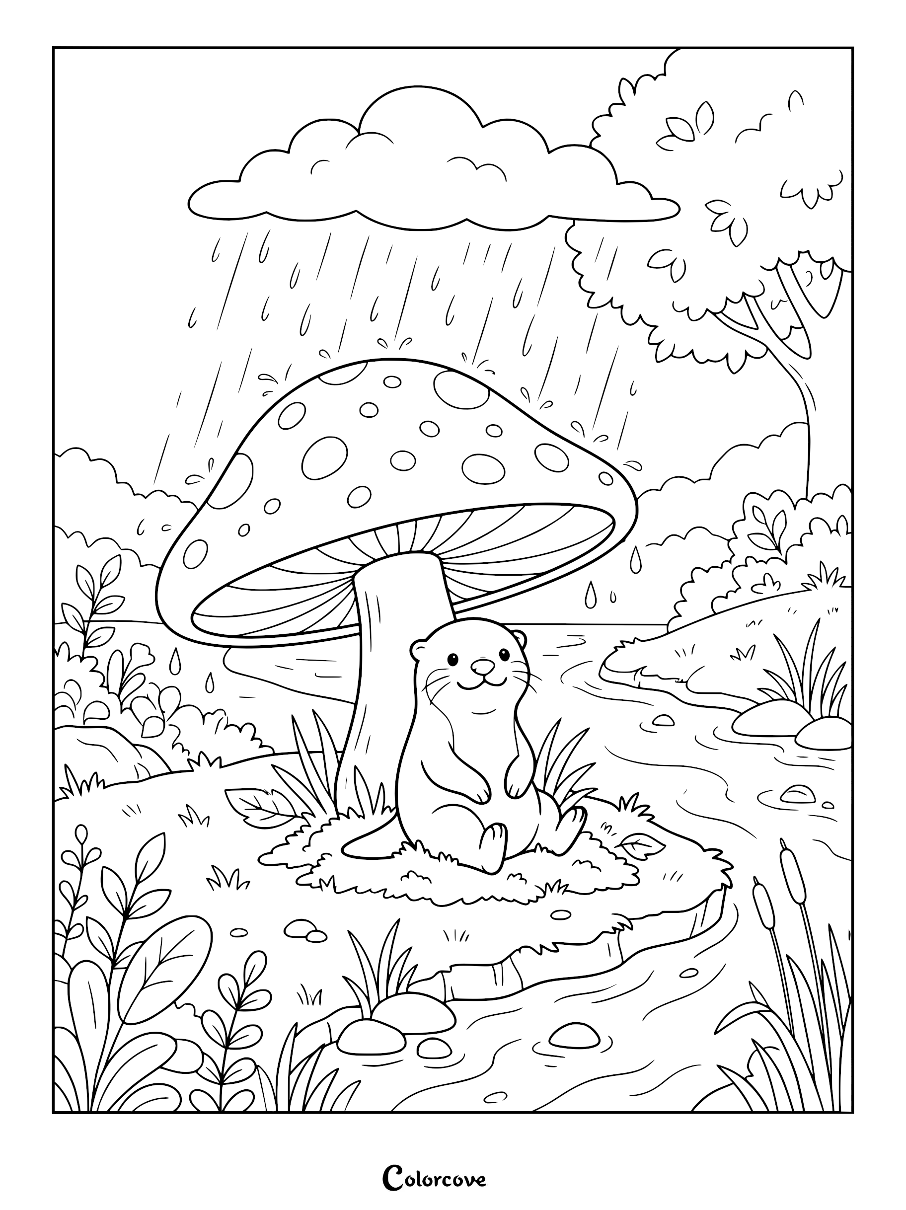 63 Cute Otter Coloring Pages: Whimsical River Life Art - The Color Cove
