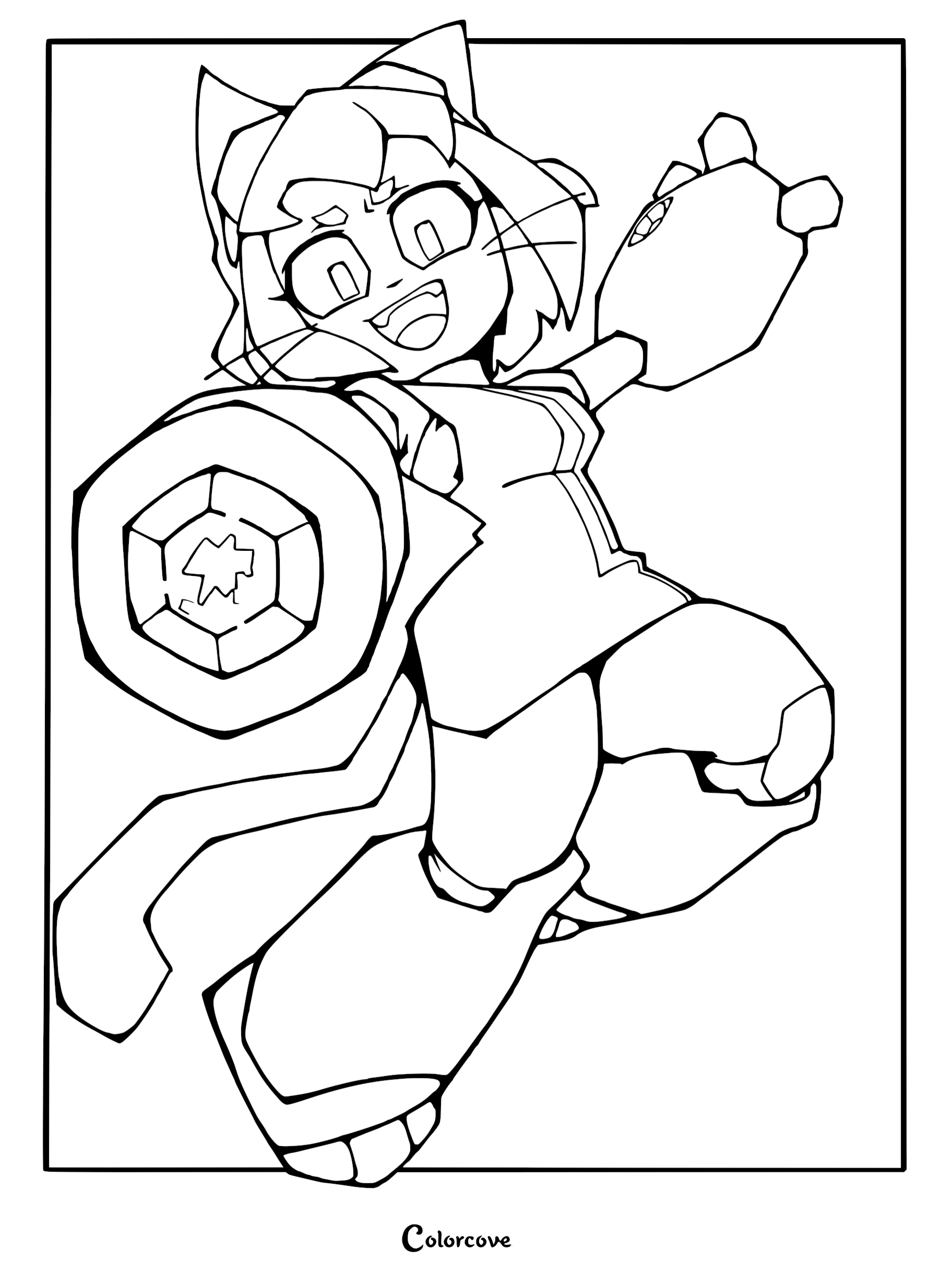 25 Gameoverse Coloring Pages: Epic Multiverse Hero Art - The Color Cove
