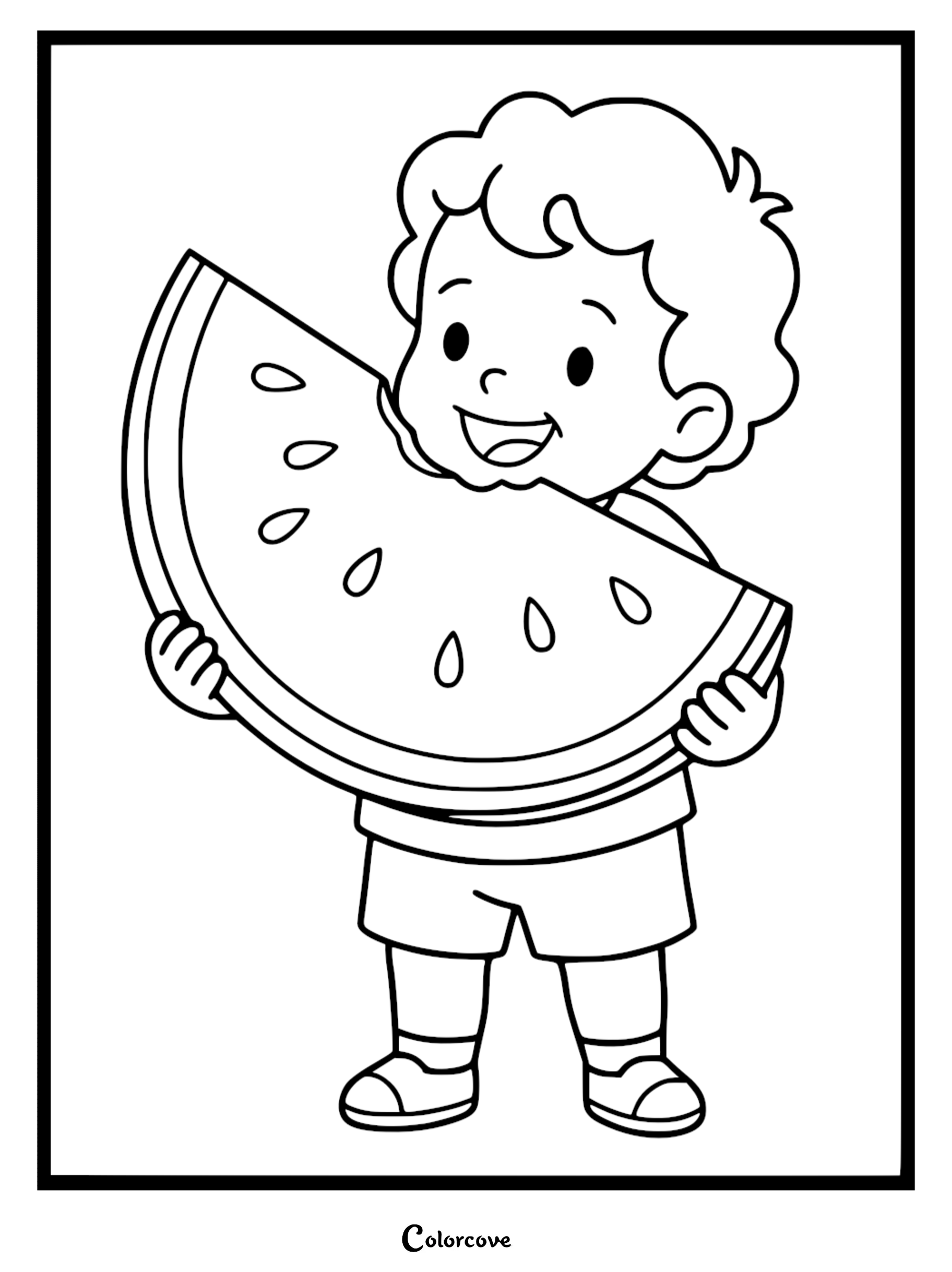 107 Free Simple Kids Coloring Pages