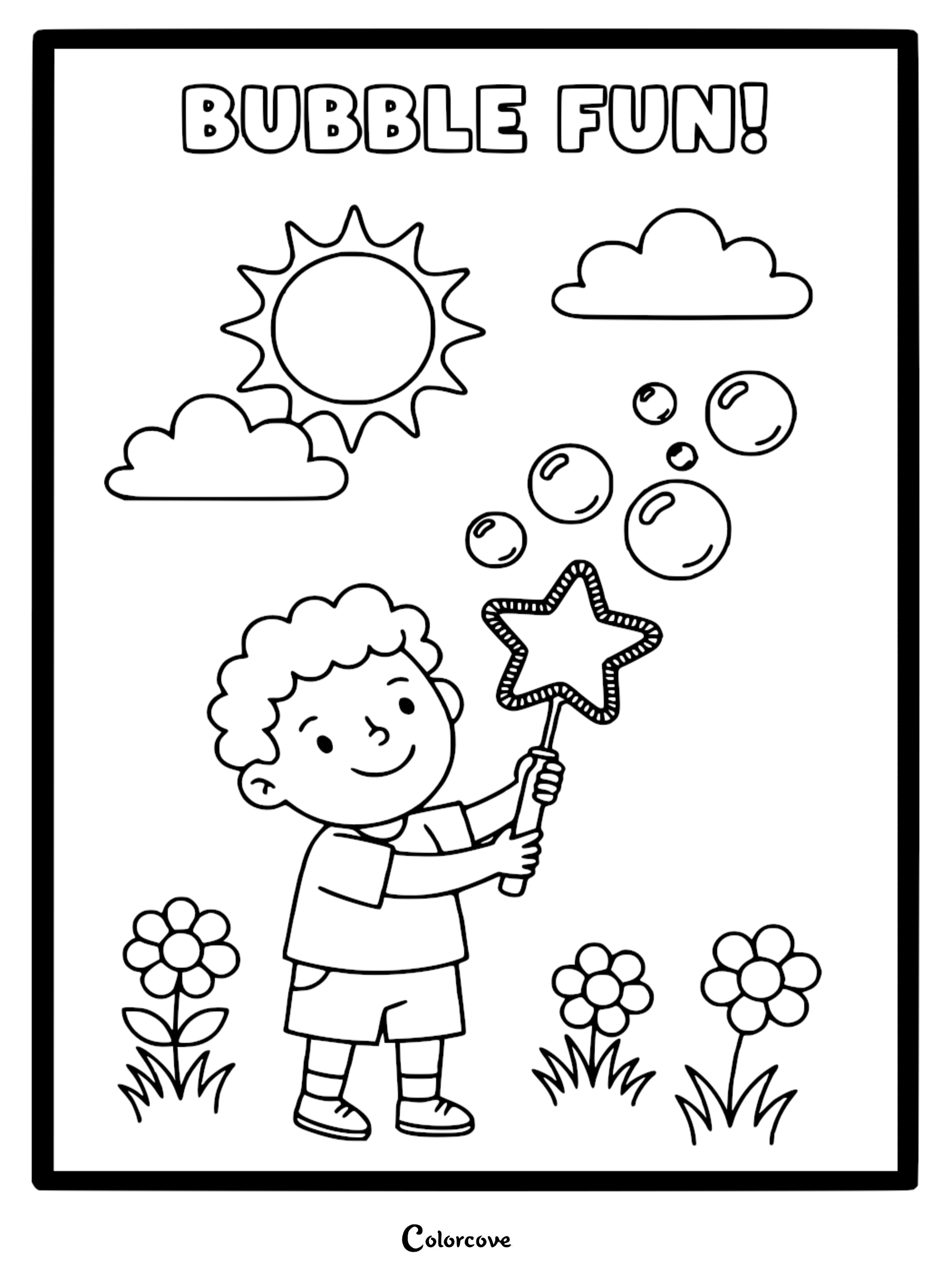 107 Free Simple Kids Coloring Pages