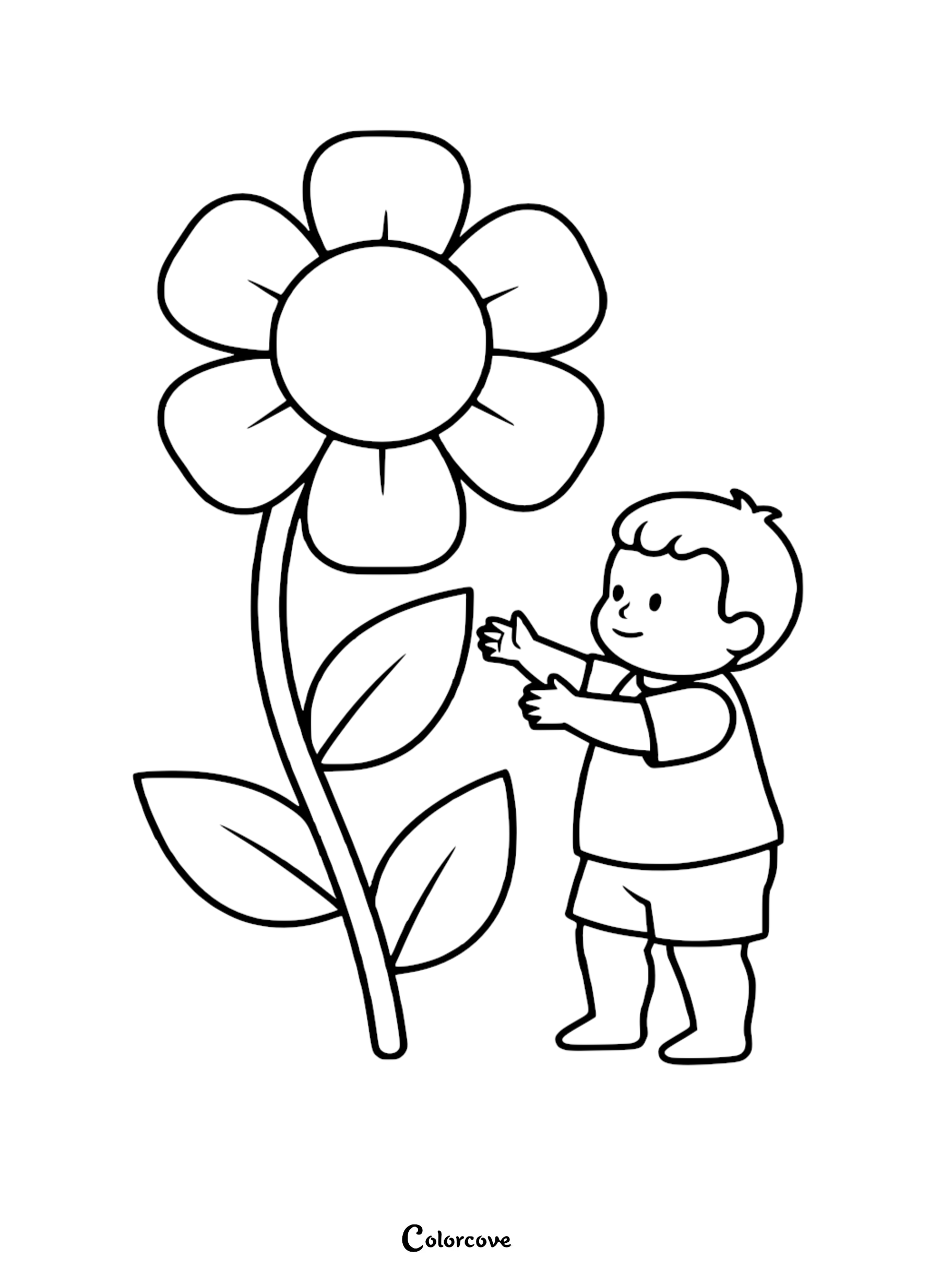 107 Free Simple Kids Coloring Pages