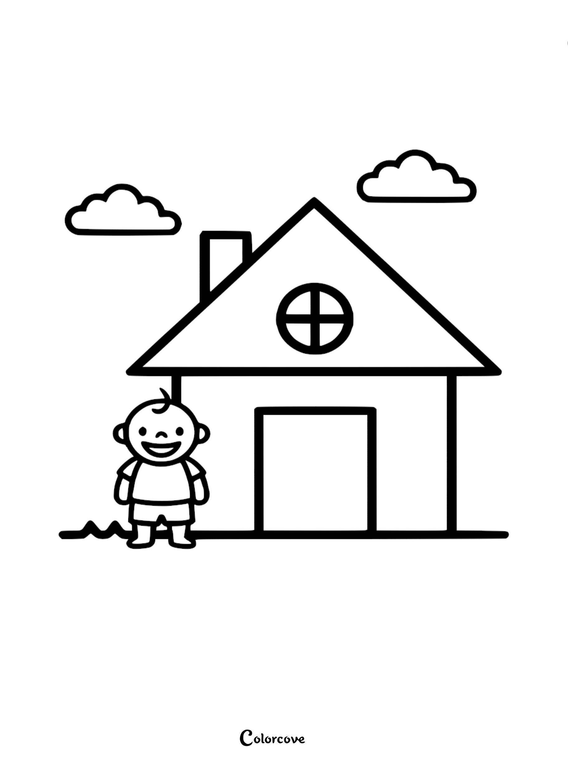 107 Free Simple Kids Coloring Pages