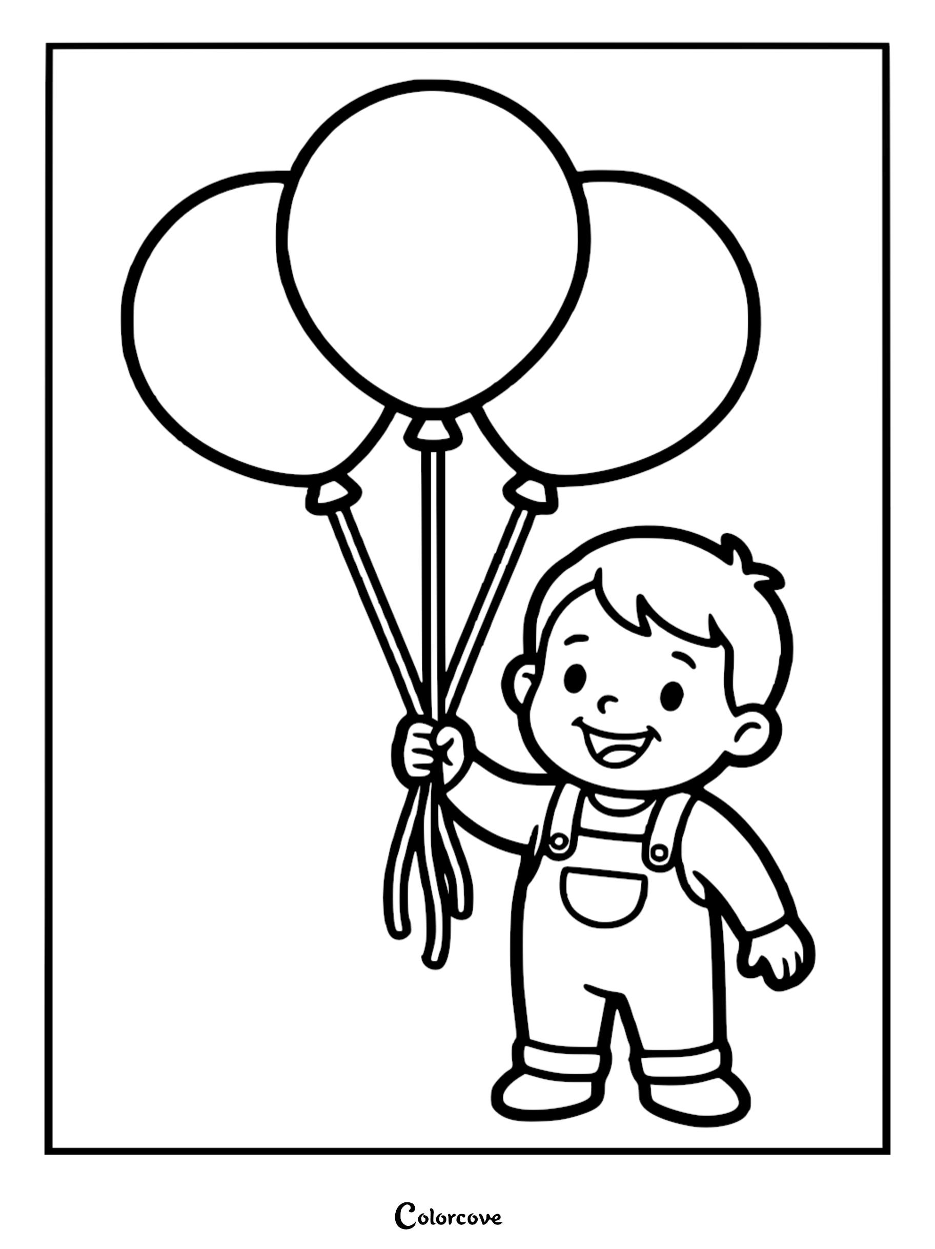 107 Free Simple Kids Coloring Pages