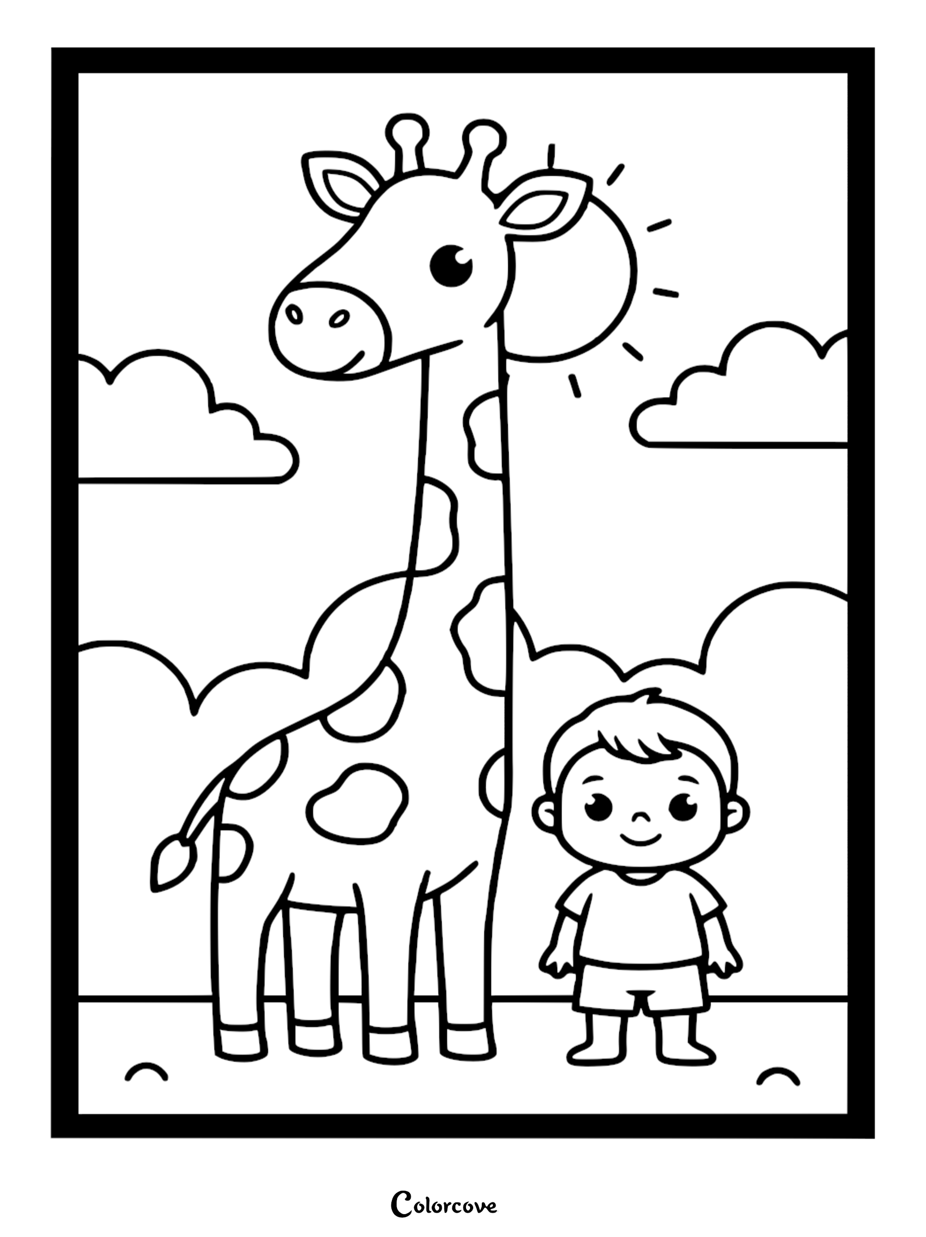 107 Free Simple Kids Coloring Pages