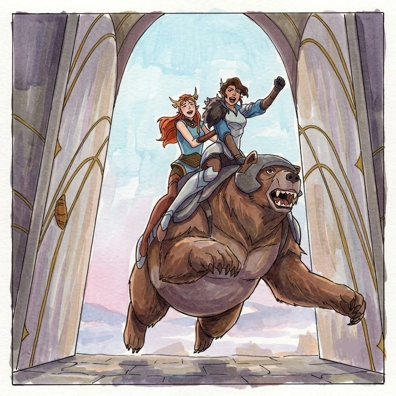 The Legend Of Vox Machina Coloring Pages - The Color Cove